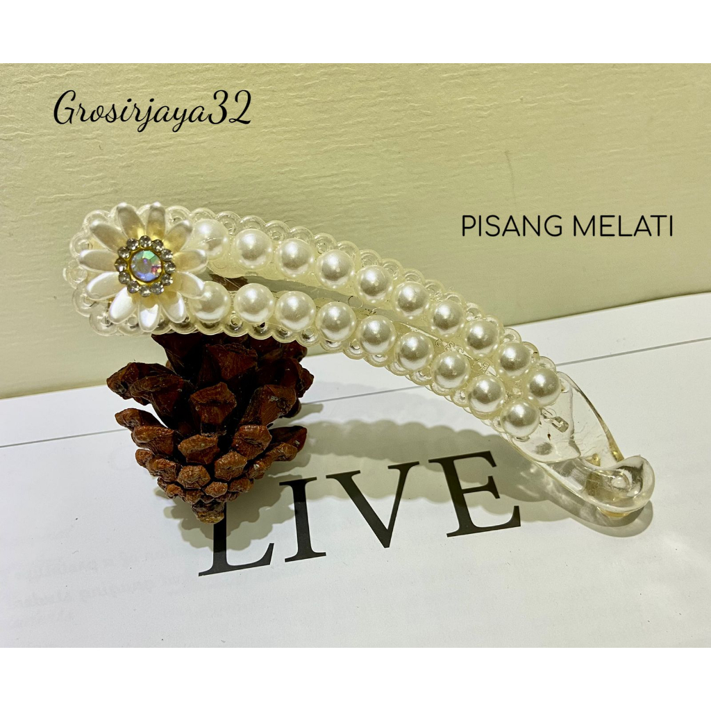 Jual (GROSIRJAYA32) JEPIT PISANG | PONYTAIL | JEPIT PERMATA | JEPIT ...