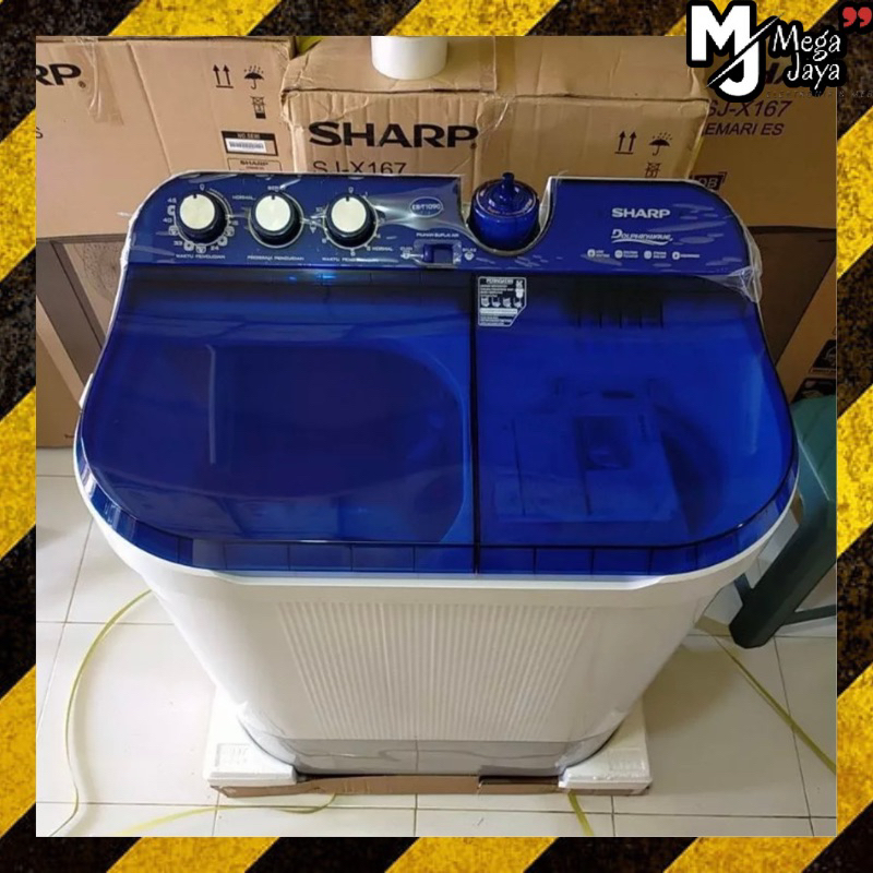 Jual MESIN CUCI 2 TABUNG SHARP EST-1090 KAPASITAS 10 KG / SHARP 1090 ...