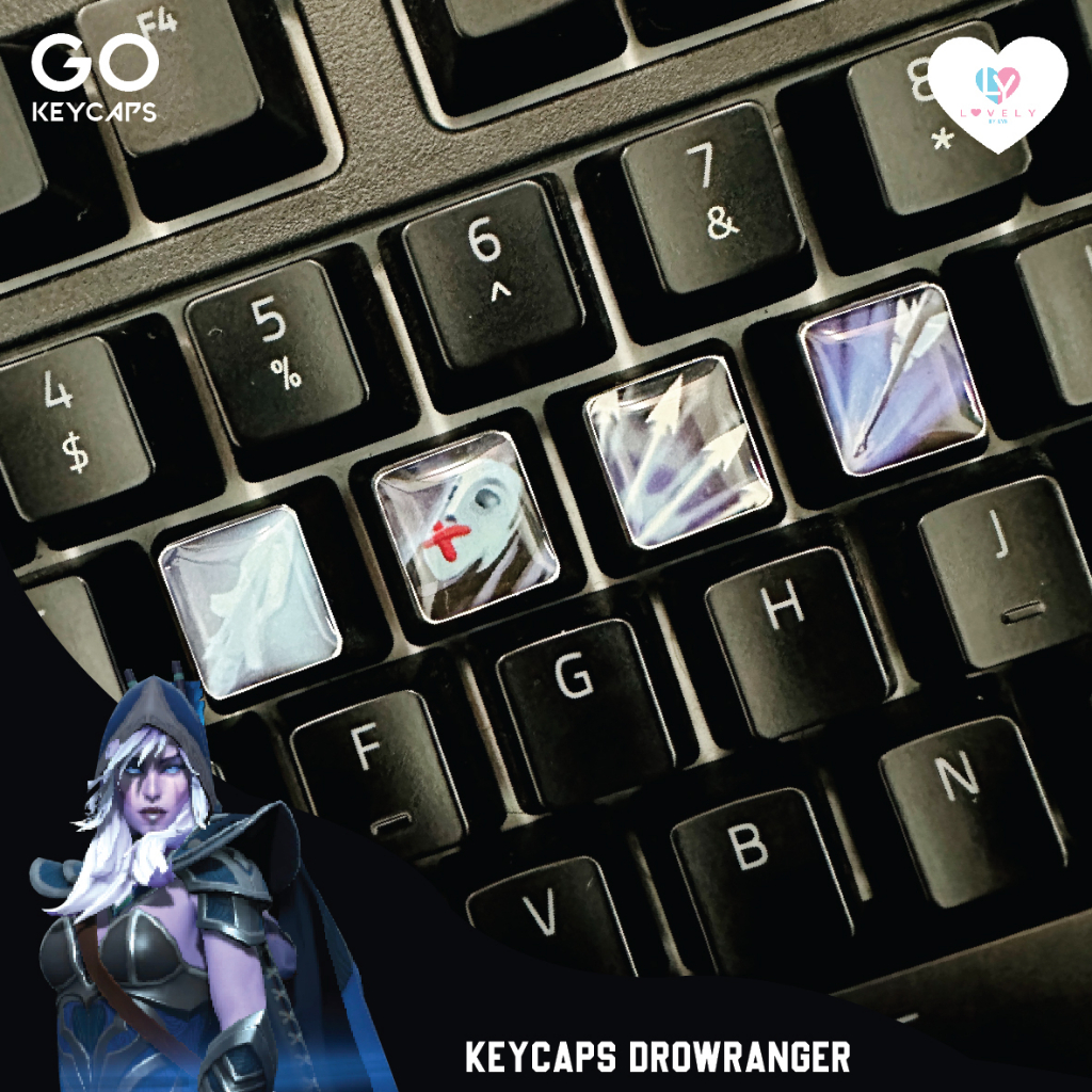 Jual Keycaps PBT Dota 2 Drow Ranger Ability | GO KEYCAPS | Shopee Indonesia