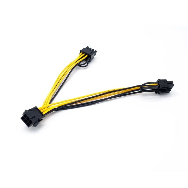 Jual Kabel Power Pci-E / Vga Card 6 Pin to Dual 8 Pin ( 6 + 2 ...