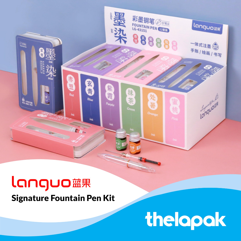 Jual Pulpen Pena Languo Signature Fountain Pen Kit | Shopee Indonesia