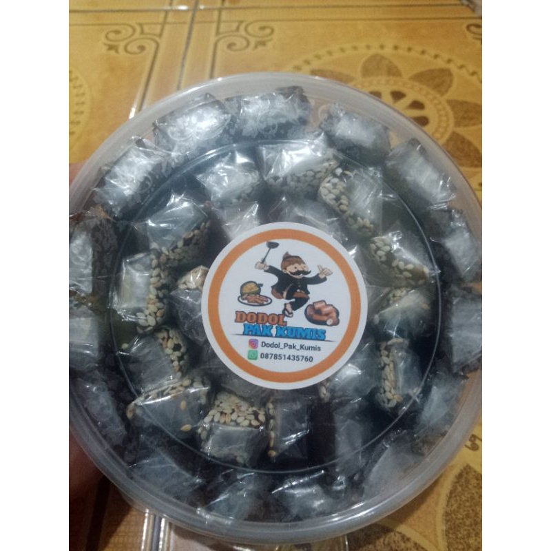 Jual Dodol mini Betawi toples Berat 1 kg isi 40 pcs || Manis legit ...