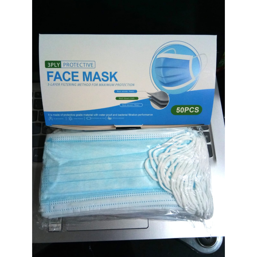 Jual Masker 3 ply isi 50 pcs | Shopee Indonesia
