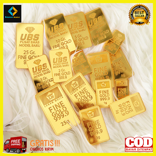 Jual REPLIKA EMAS LOGAM MULIA UNTUK MAHAR / Replika LM UBS Logam Mulia ...