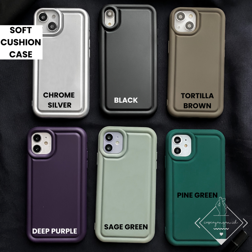 Jual Soft Cushion Case for IPHONE Premium X XS XR 11 12 PRO MAX Casing ...