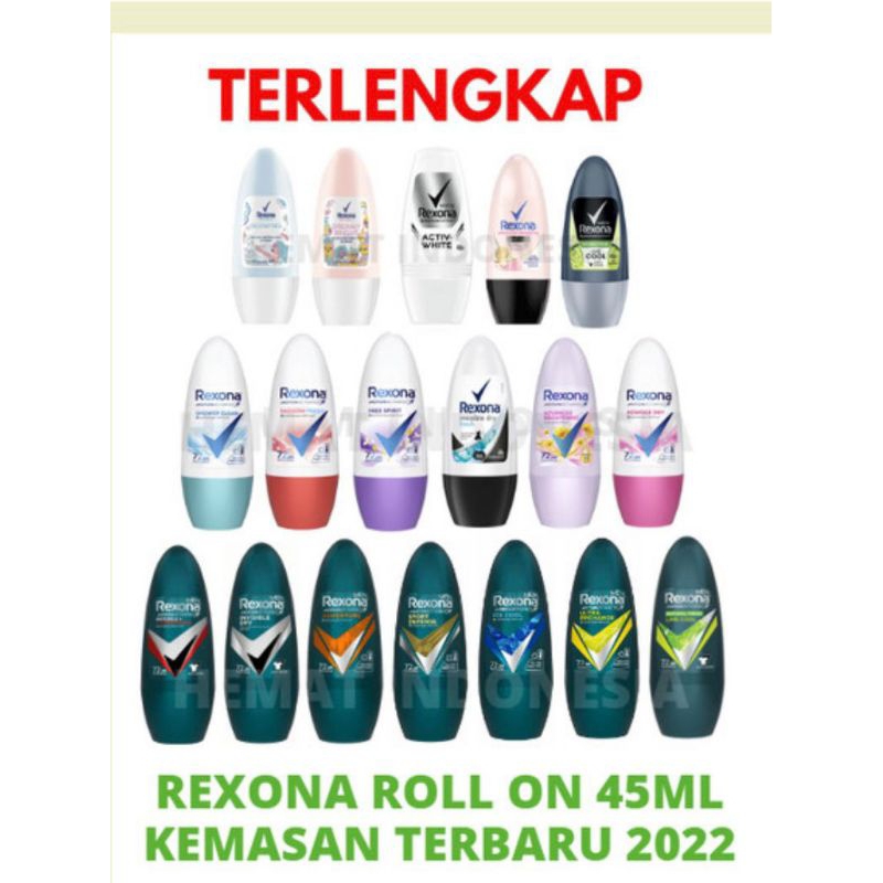 Jual rexona roll on/rexona sachet | Shopee Indonesia