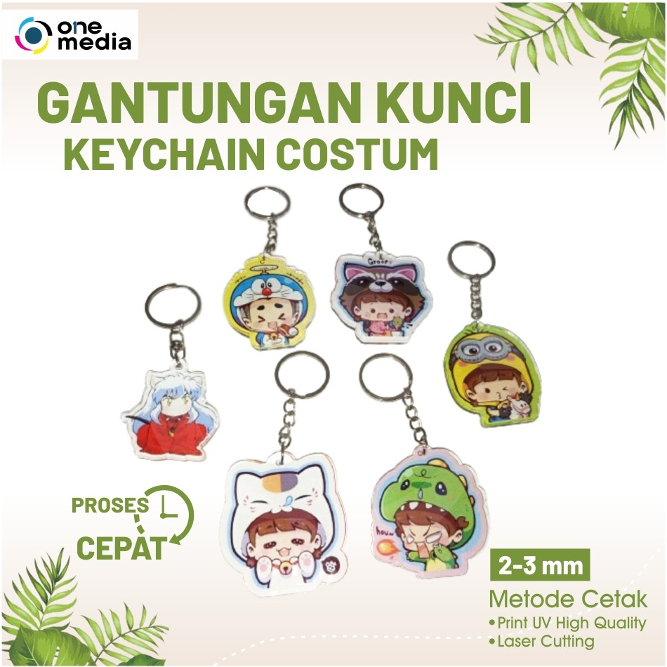 Jual GANTUNGAN KUNCI CUSTOM | GANTUNGAN KUNCI AKRILIK CUSTOM | CUSTOM KEYCHAIN | Shopee Indonesia