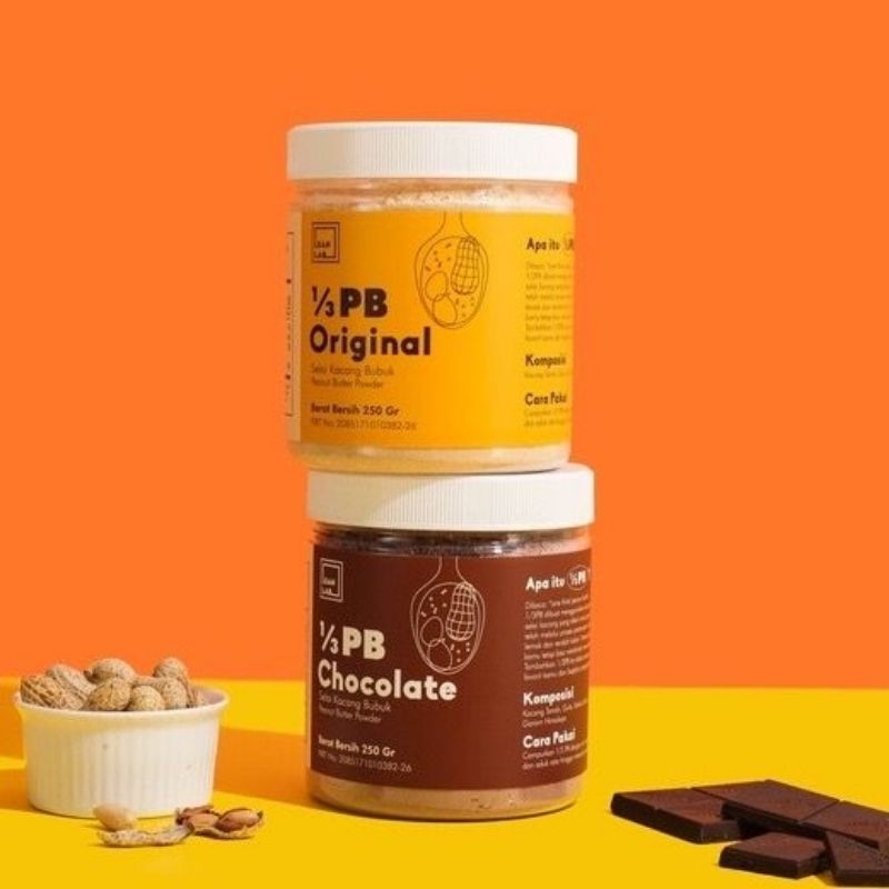 Jual Lean Lab 1/3PB Starter Pack Original-Chocolate (250gr x2) Peanut ...