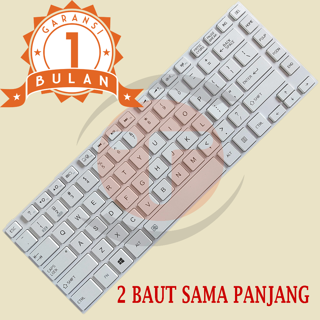 Jual Keyboard Toshiba C40-A C45-A L40-A L45-A L45D-A L45DT L40T-A L45T - White | Shopee Indonesia