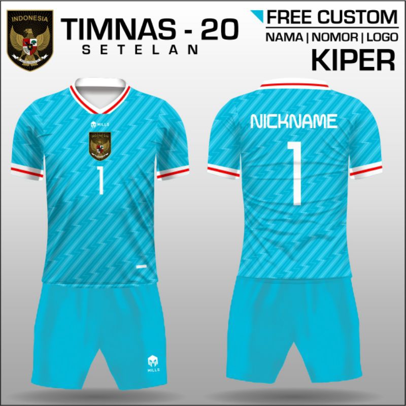 Jual set Jersey Timnas Indonesia baju kiper timnas | Shopee Indonesia