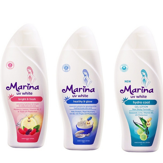 Jual MARINA HBL UV WHITE 92ml | Shopee Indonesia