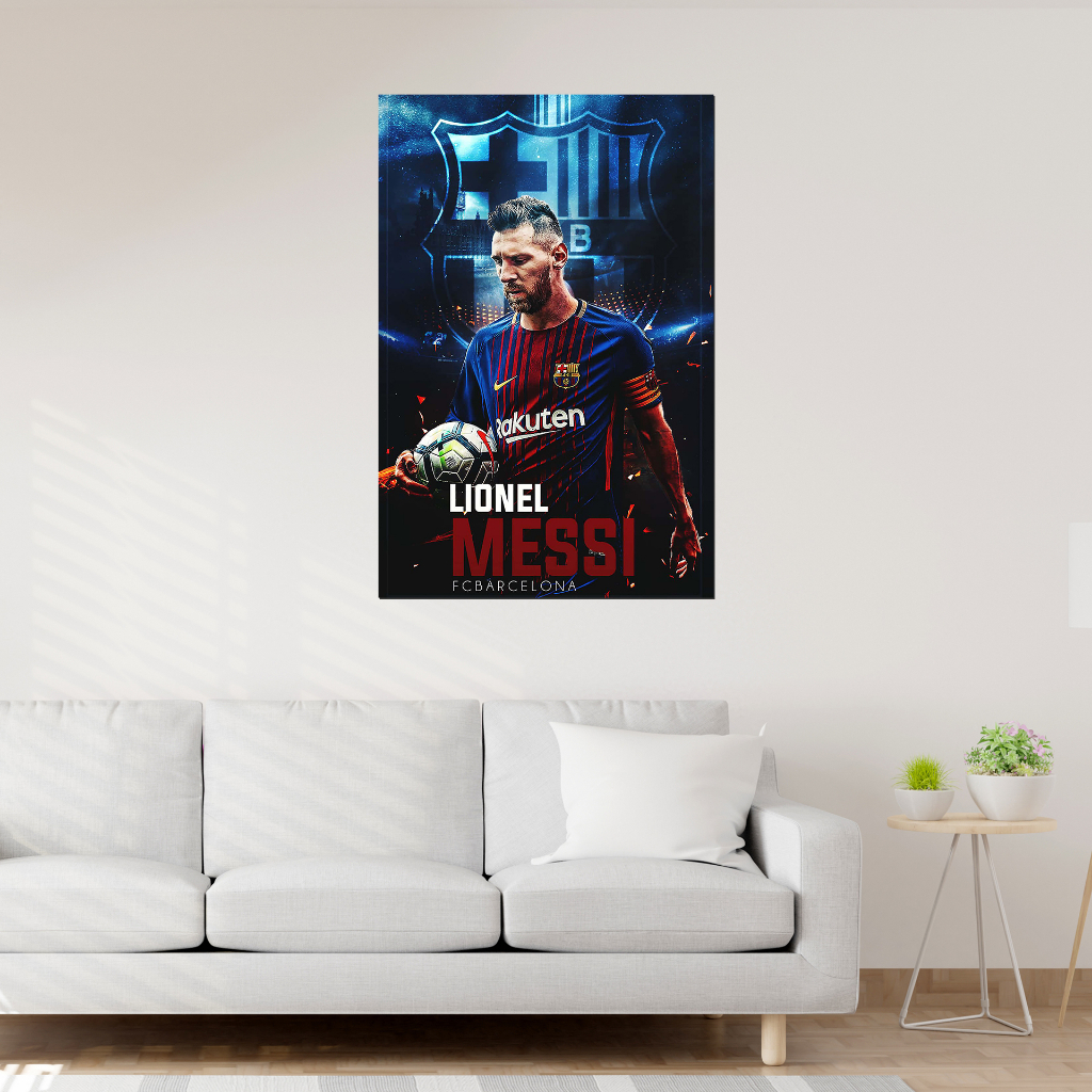Jual POSTER MDF A4 AESTHETIC LEONEL MESSI MESSI 10 GOAT MURAH | Shopee ...