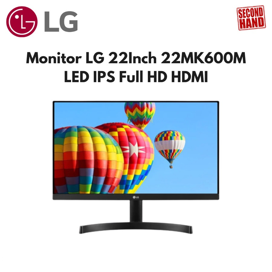 Jual Monitor LG 22Inch 22MK600M LED IPS Full HD HDMI | Shopee Indonesia