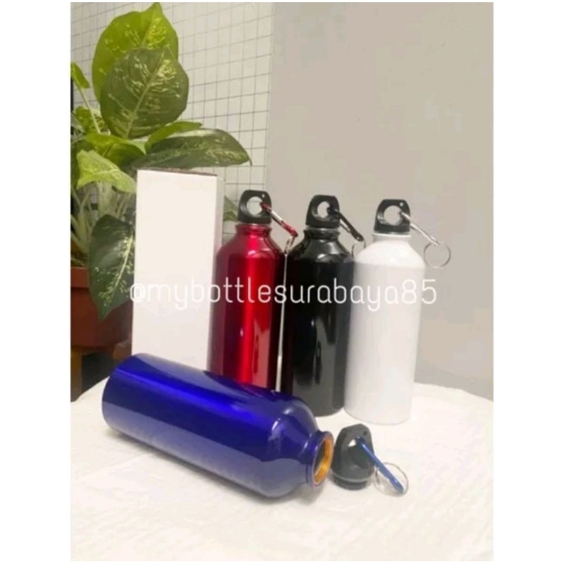 Jual Botol sport aluminium 500ml,tumbler sport 500ml pakai box,botol ...
