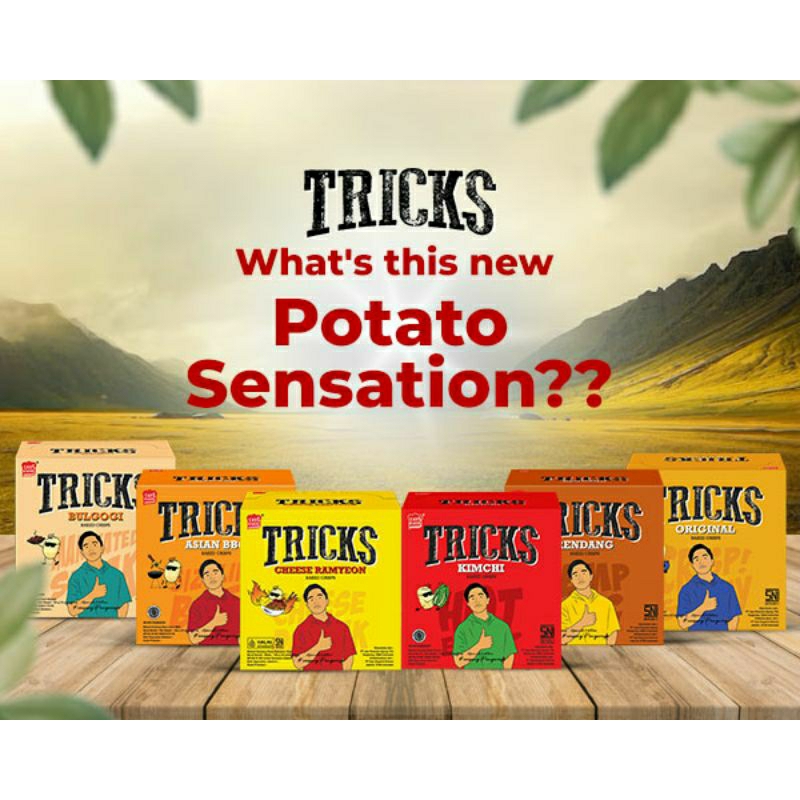 Jual Tricks Biskuit Kentang 20Gr | Shopee Indonesia