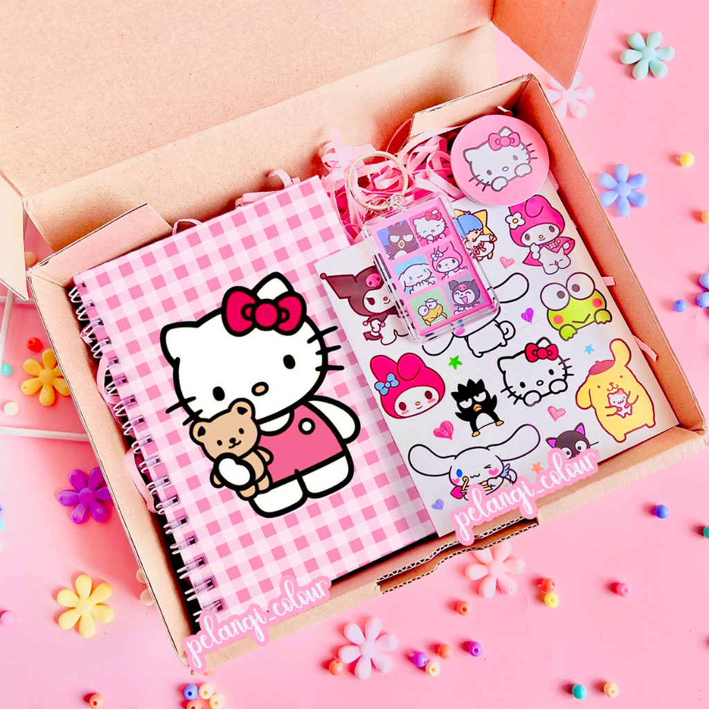 Jual Hampers Melody Hello Kitty/ Paket Box Kuromi Purin / Gift Box ...