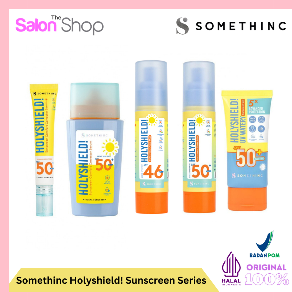 Jual SOMETHINC Holyshield! UV Watery Sunscreen Series | Shopee Indonesia