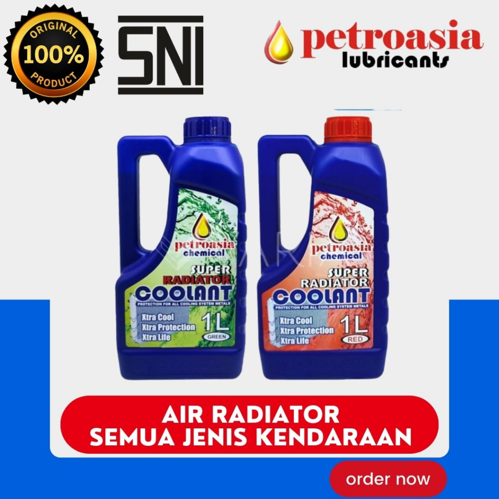 Jual [READY COD] COOLANT AIR RADIATOR PETROASIA 500ML 1LITER / CAIRAN ...