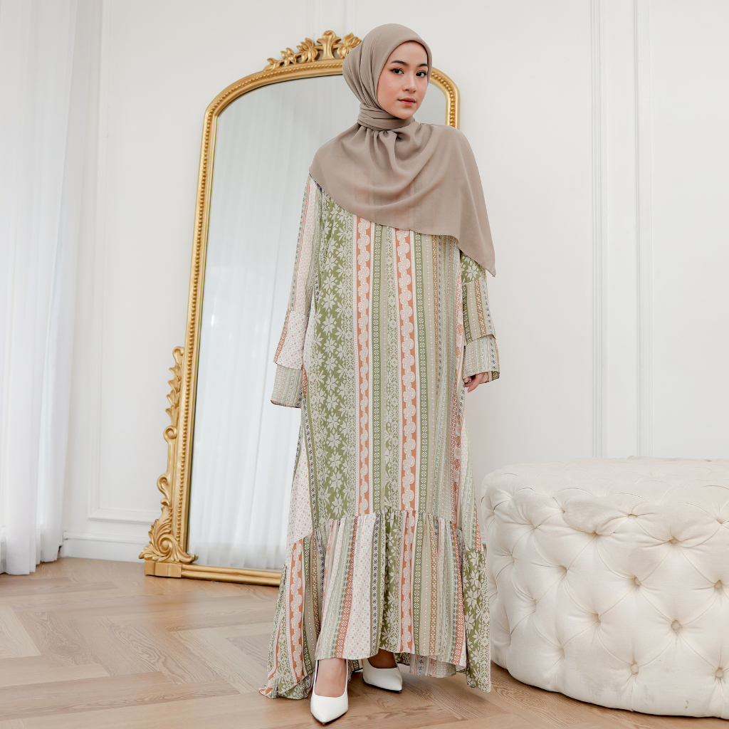 Jual Lozy Hijab - Elnora Dress (Homey Dress Motif Bahan Adem) | Shopee ...