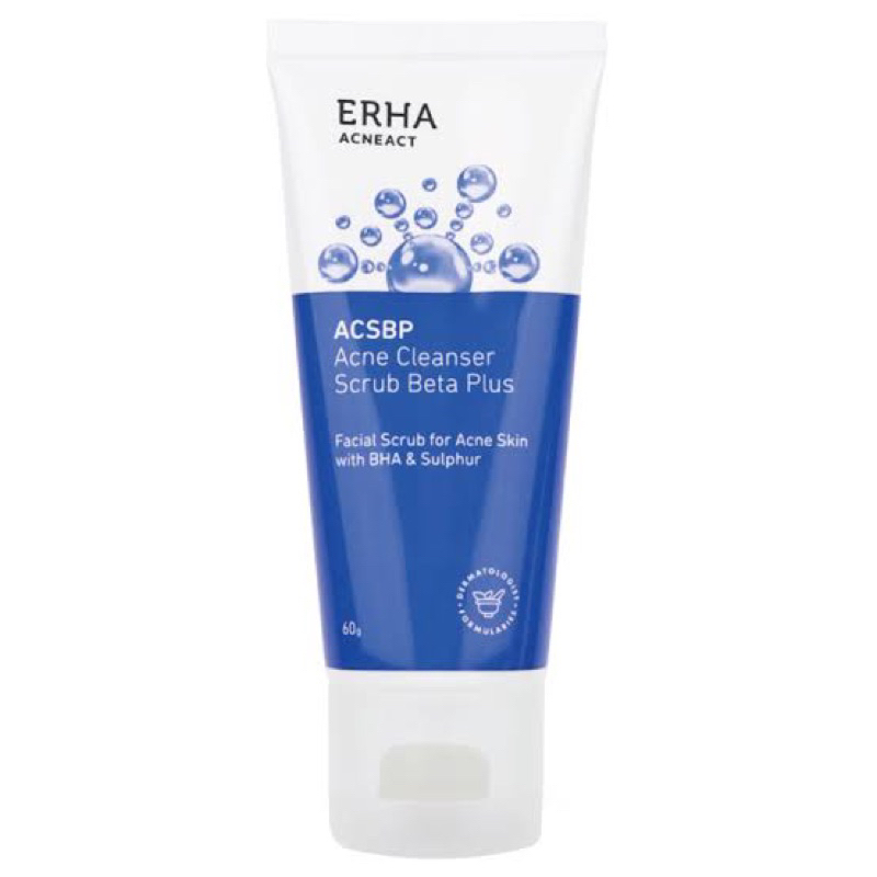 Jual ERHA Acne Act Acne Cleanser Scrub Beta Plus (ACSBP) | Shopee Indonesia