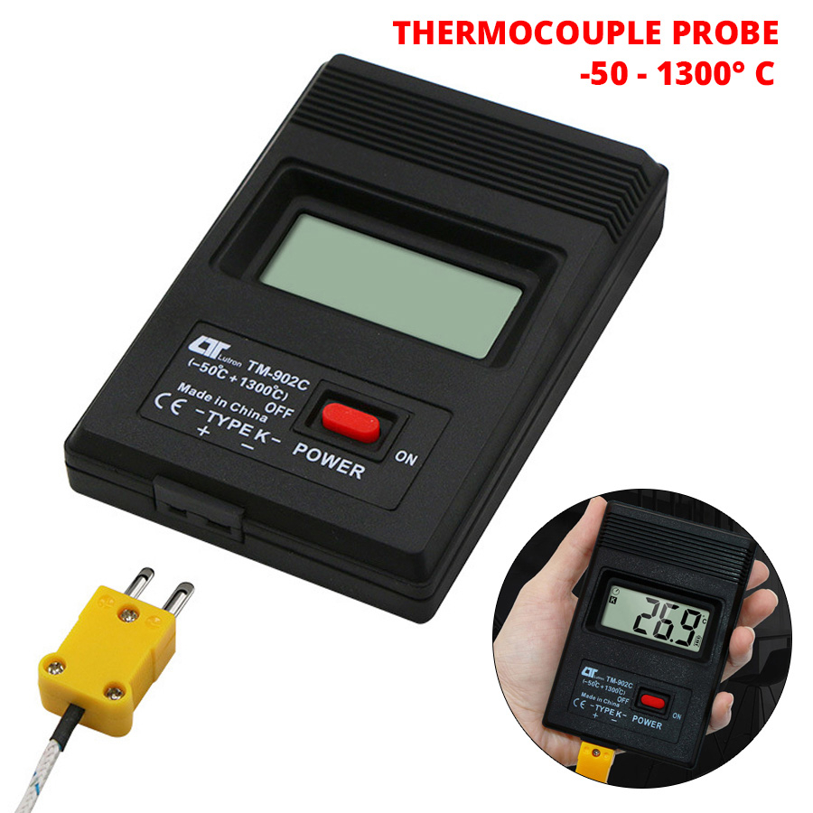 Jual Termometer TM902C Digital Thermocouple Thermometer -50C to 1300C ...