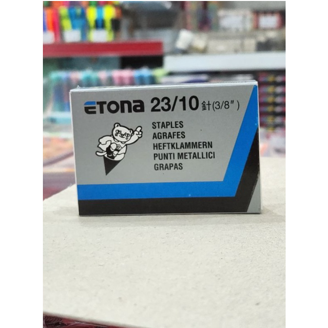 Jual Isi Staples Etona 23/10 (1 Pak isi 1000pcs) | Shopee Indonesia
