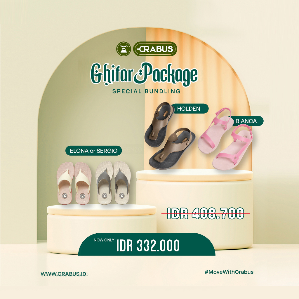 Jual Bundling Special Sandal Ramadan - GHIFAR PACKAGE | Shopee Indonesia