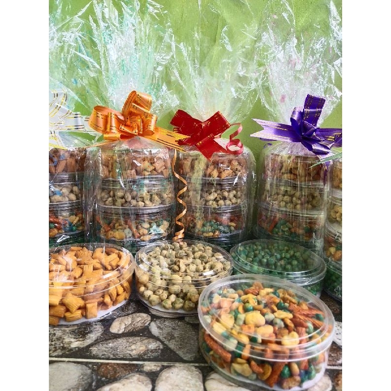 Jual Paket parcel kacang isi 4 toples 250g | Shopee Indonesia