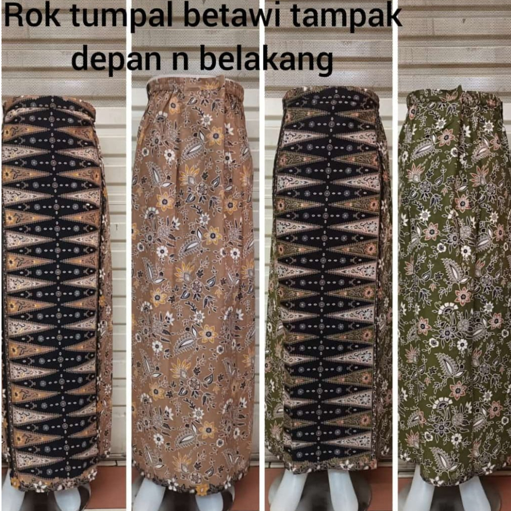 Jual DI JUAL ROK TUMPAL DEWASA MOTIF PUCUK REBUNG // ROK TUMPAL BETAWI ...