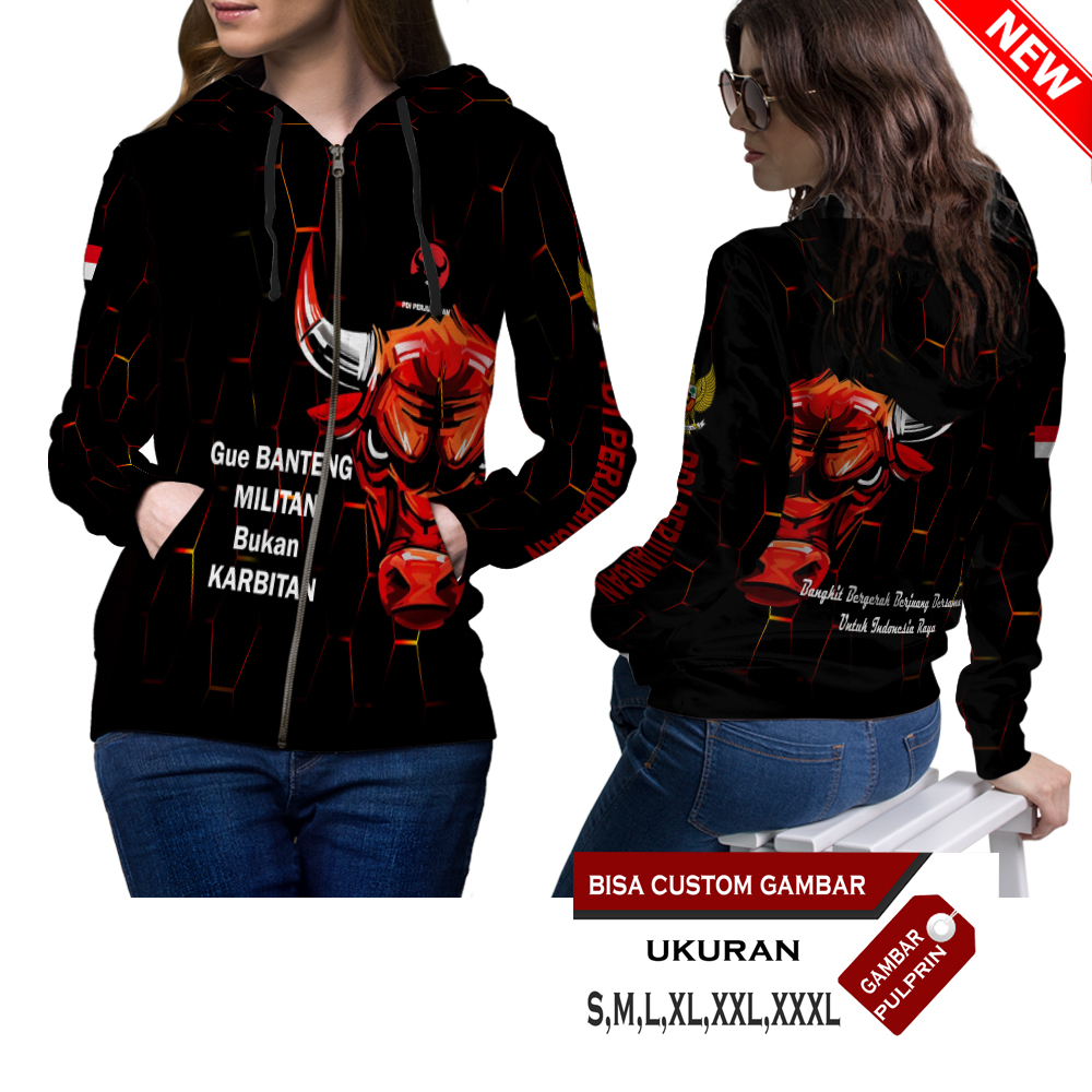 Jual jual kaos partai pdi perjuangan banteng moncong putih pilpres ...