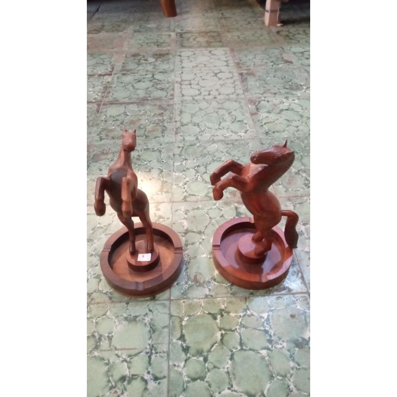 Jual asbak kuda/asbak timba/asbak kayu jati | Shopee Indonesia