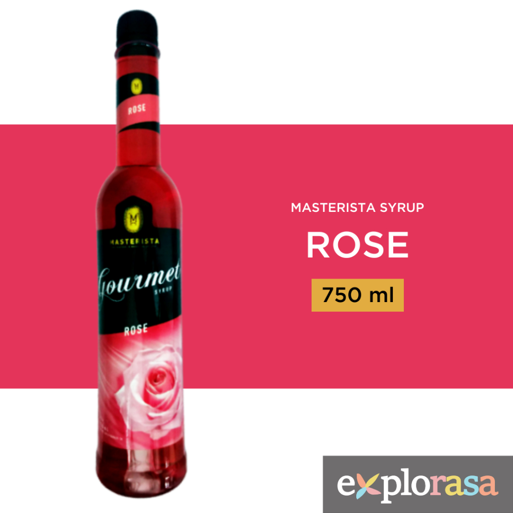 Jual Sirup/Syrup/Sirop Minuman Masterista - Rose Syrup 750 ml | Shopee ...