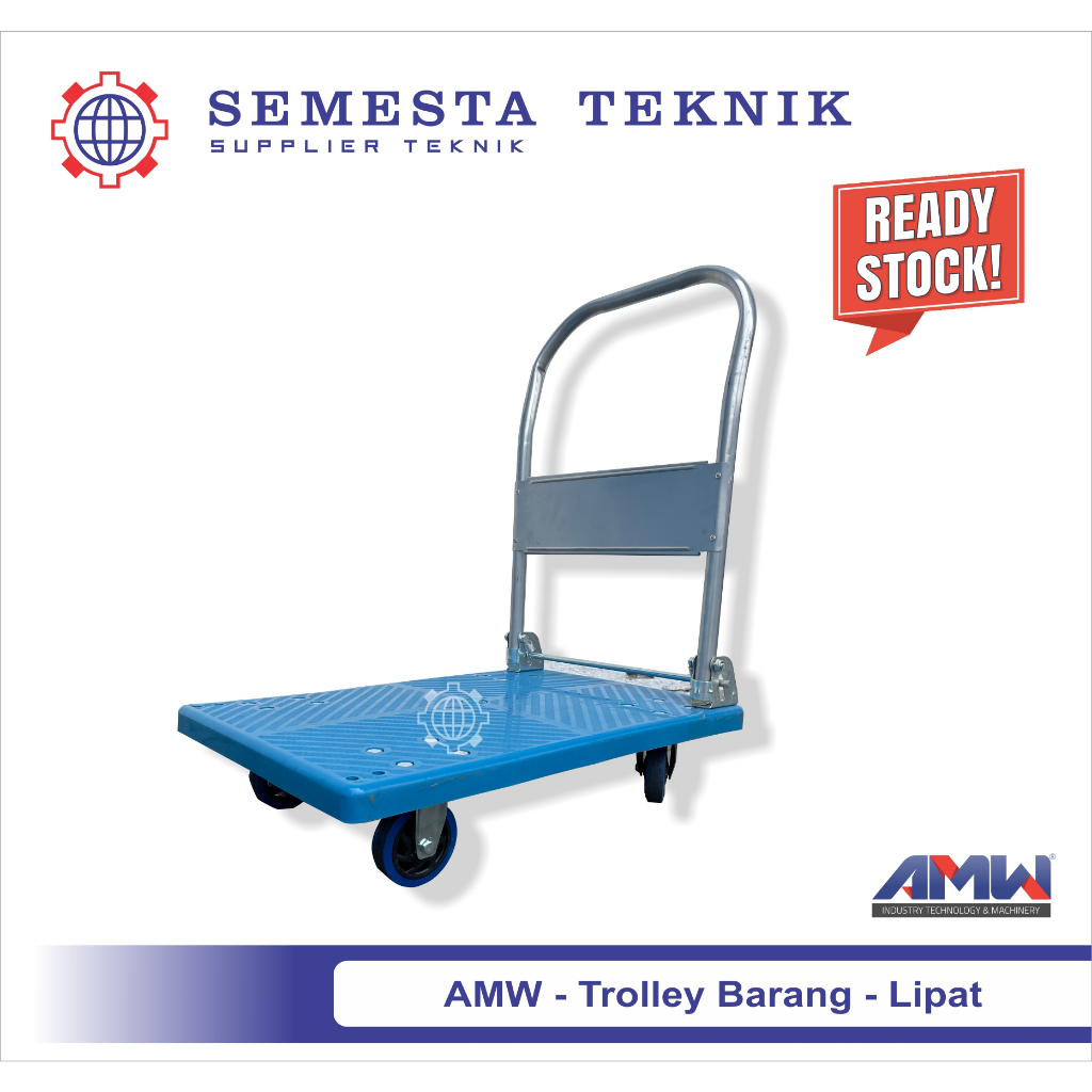 Jual Trolley Troli Lipat Bahan Tebal Plastik PP - Trolley angkut galon ...