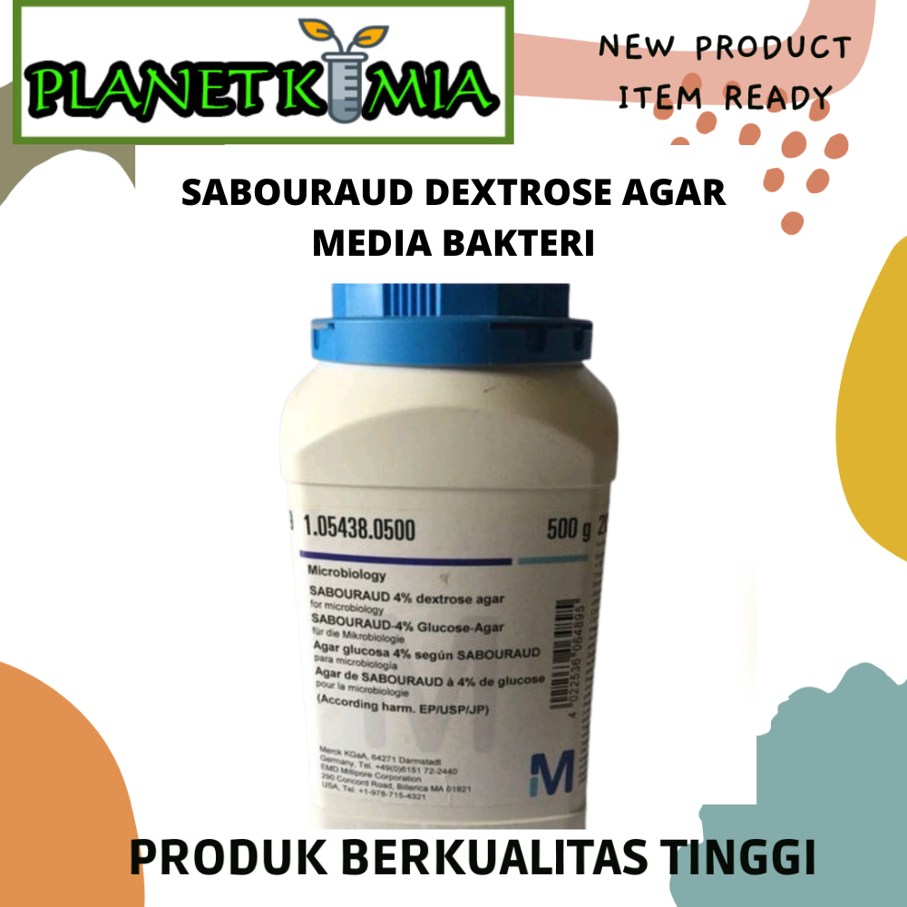 Jual SABOURAUD DEXTROSE AGAR / SDA MEDIA BAKTERI MIKROBIOLOGI BEST ...