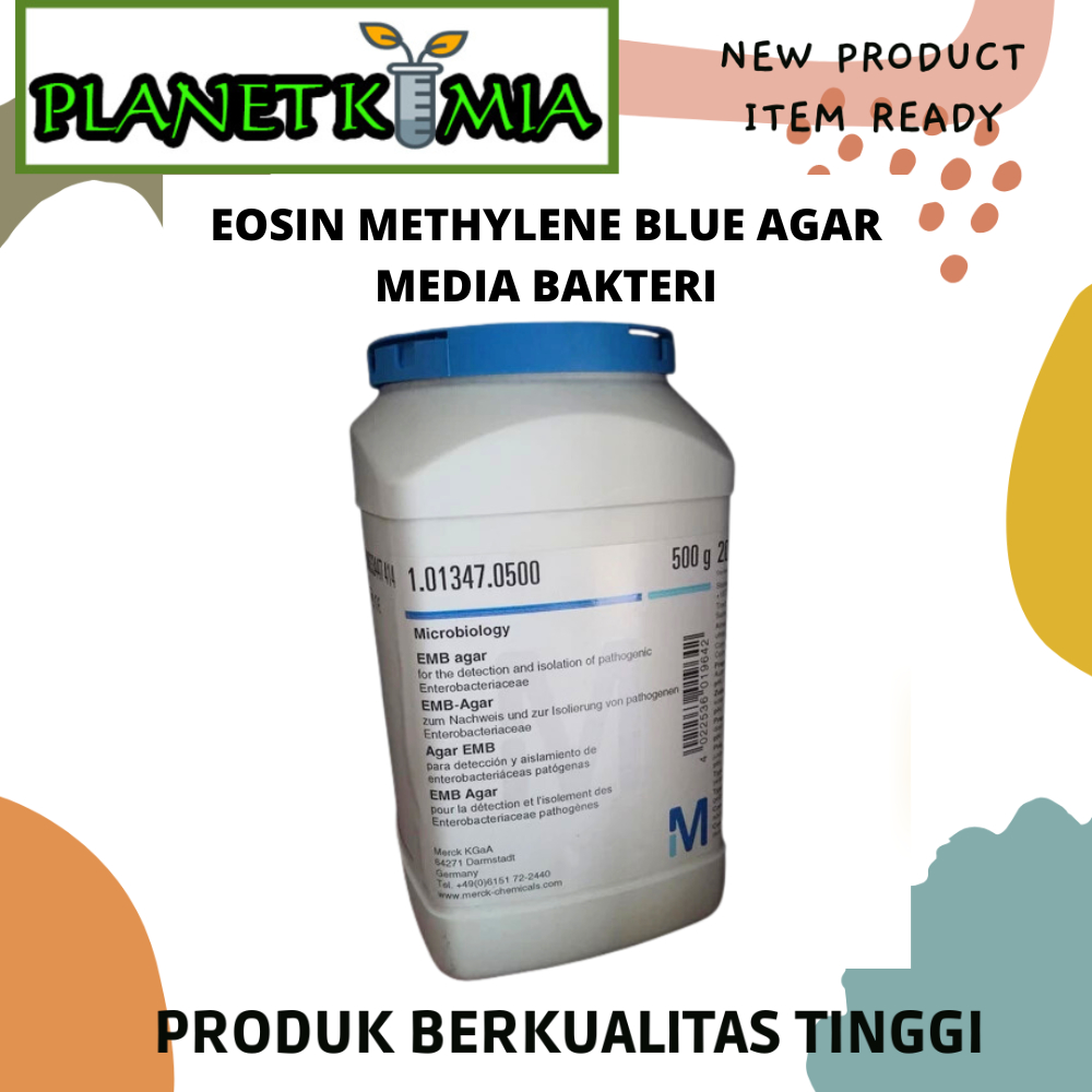 Jual EOSIN METHYLENE BLUE AGAR / MEDIA EMB AGAR 50 GR DAN 100 GR MERCK ...