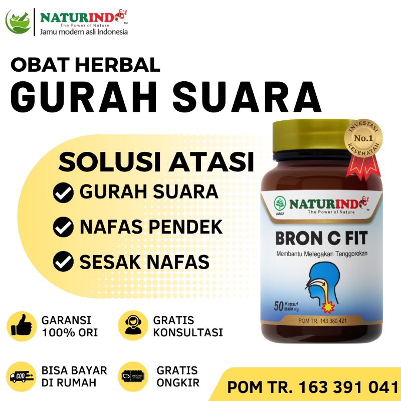 Jual BRON C FIT Obat Laringitis Gurah Suara Serak Merdu Nyaring ...