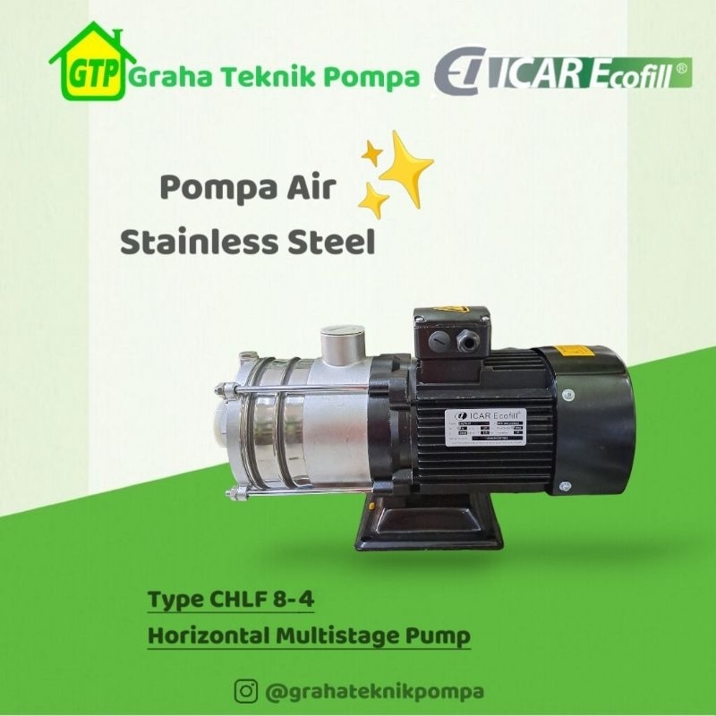 Jual Icar Ecofill Type CHLF 8-40 Pompa Air Horizontal Multistage ...
