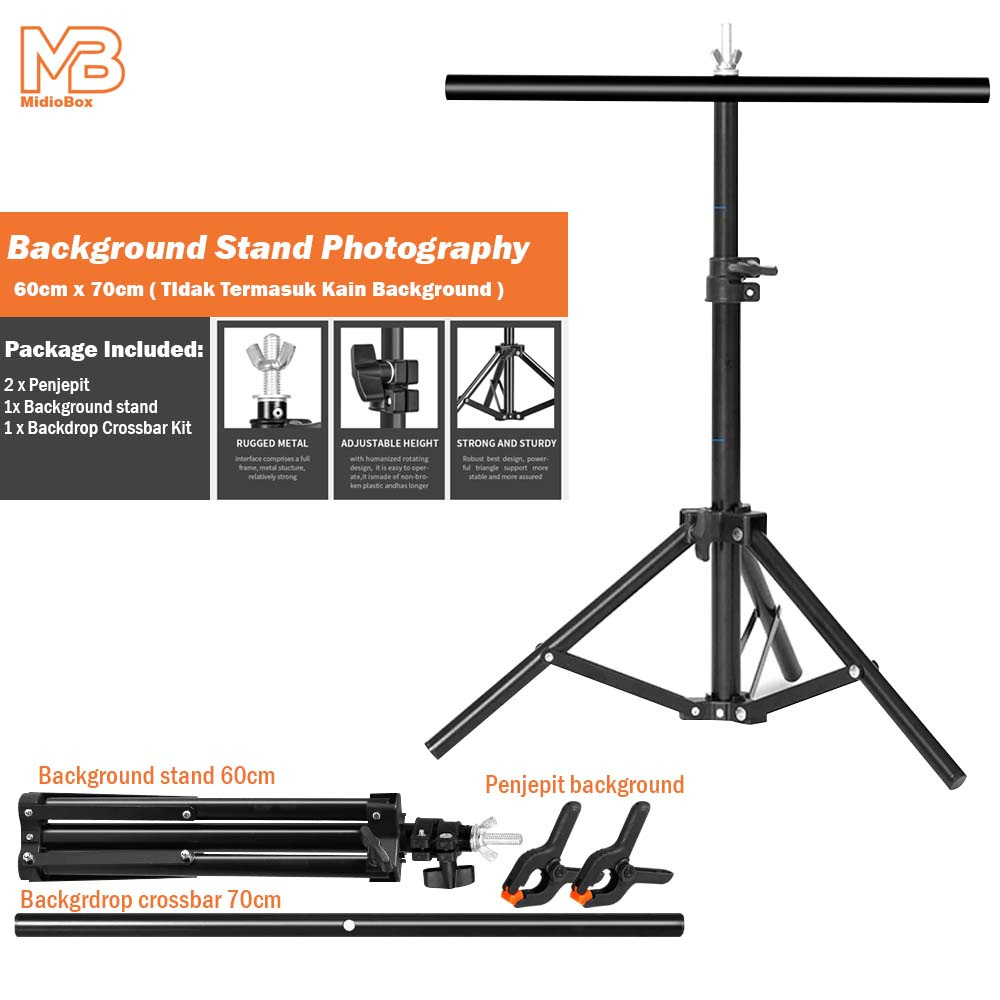 Jual Stand Background Foto Studio Lighting Studio Ukuran 60x70 Untuk ...