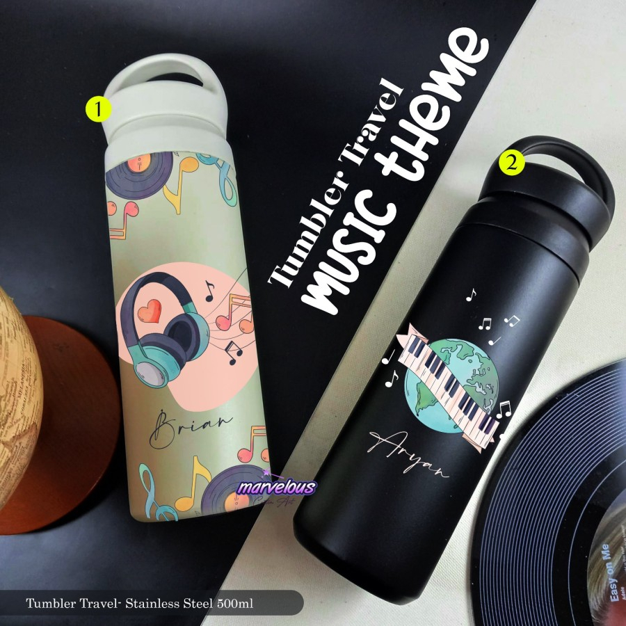 Jual TUMBLER TOKYO TRAVEL CUSTOM TEMA MUSIC MUSIK | Shopee Indonesia