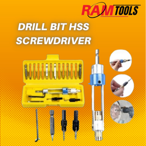 Jual Drill Bit Set 20 Pcs HSS Screw Driver Bits Flip Drip Bor Obeng ...