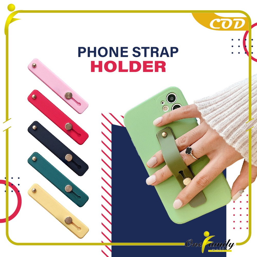 Jual ONE-C816 Pegangan Hp Strap Bracket Silicone Polos Phone Holder Hp ...