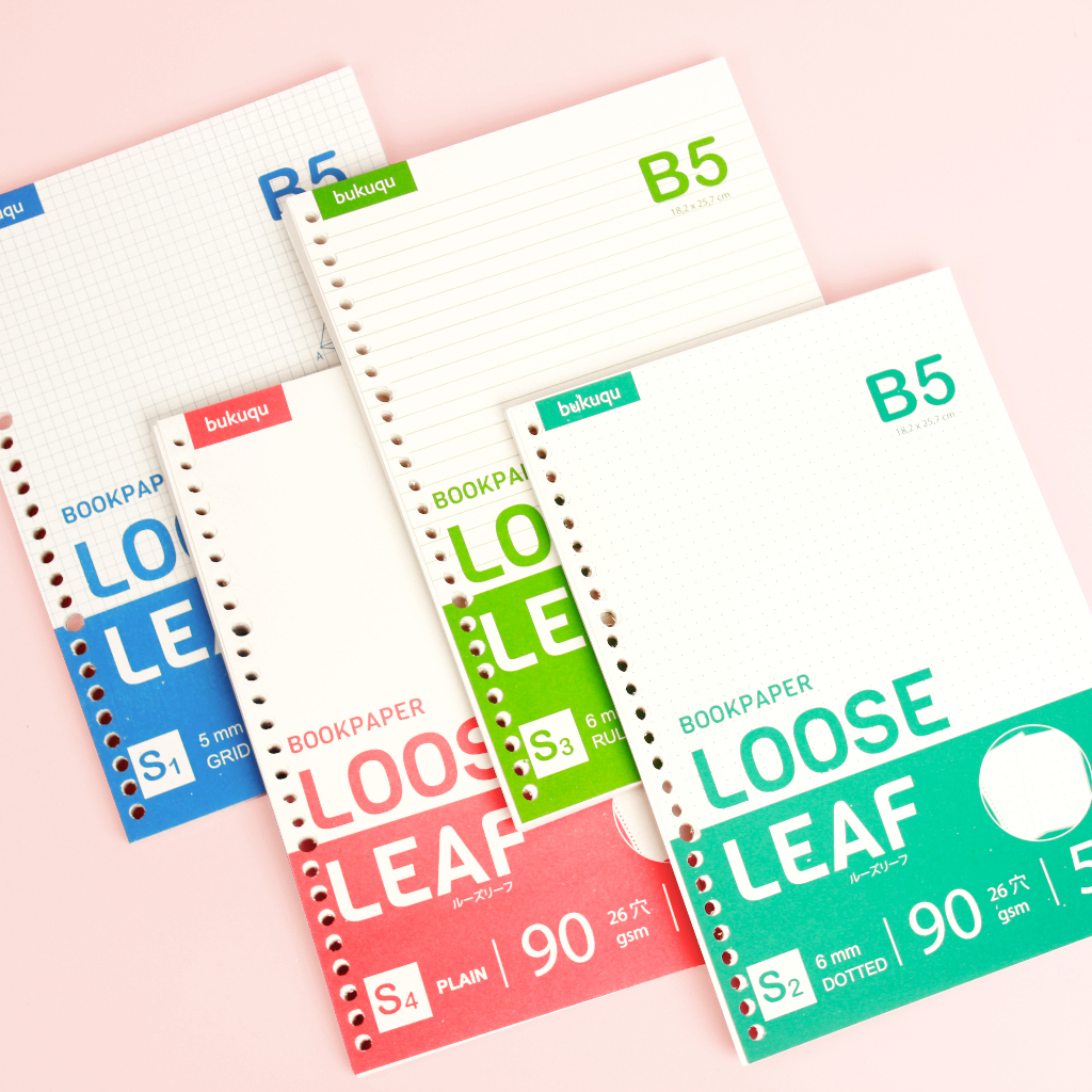 Jual Loose leaf B5 - Bookpaper 90 gsm - Kertas Binder | Shopee Indonesia