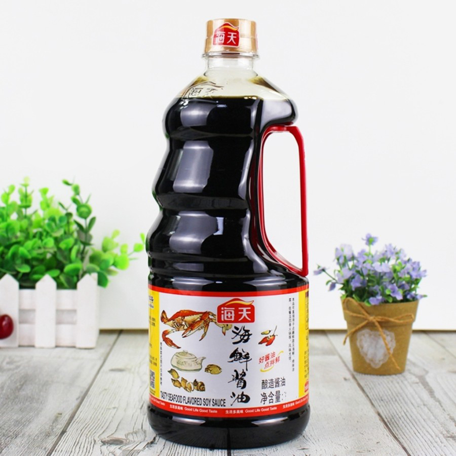 Jual Haday Tasty Seafood Flavored Soy Sauce Hai Tian kemasan ecer 250g | Shopee Indonesia
