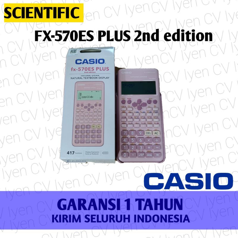 Jual kalkulator Scientific Casio FX-570ES PLUS / Casio FX 570ES Plus ...