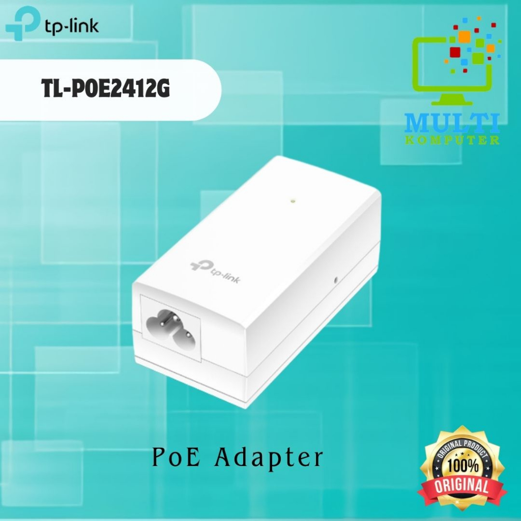 Jual TPLink TL-POE2412G Gigabit 24VDC Passive PoE Adapter | Shopee ...