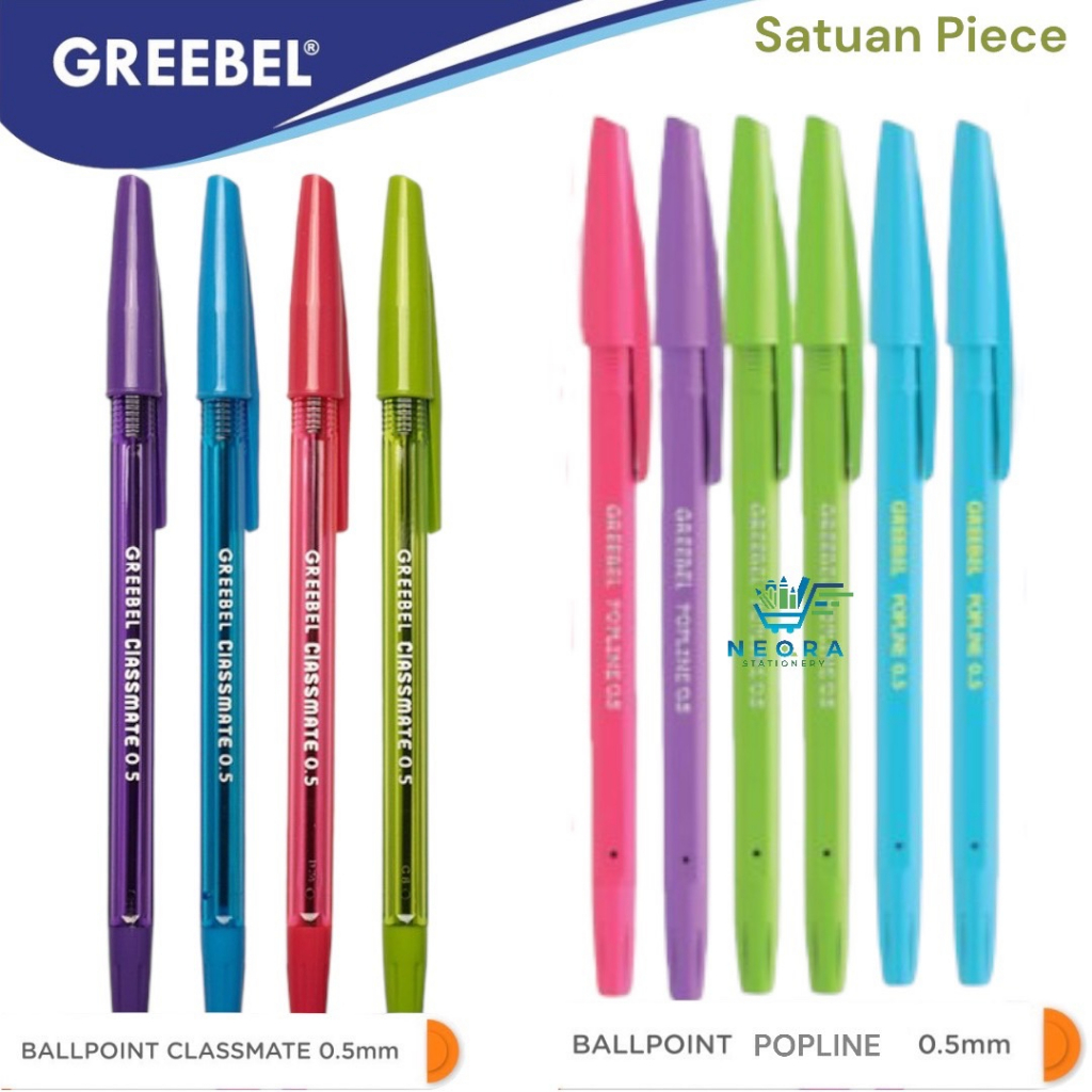 Jual Greebel Pen Ballpoint Hitam 0.5mm | @1 Pulpen | Shopee Indonesia