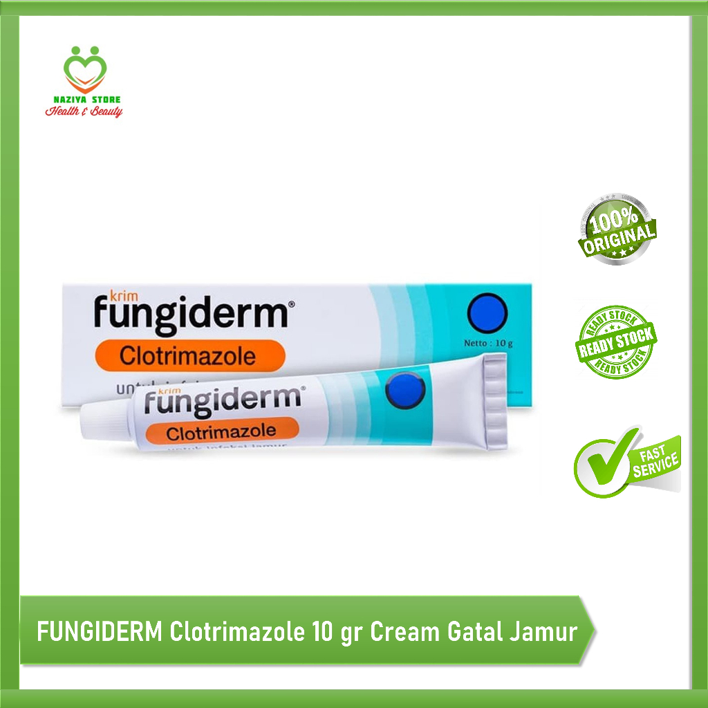 Jual FUNGIDERM Obat Jamur Clotrimazole 10g Obat Salep Gatal gatal,Jamur ...