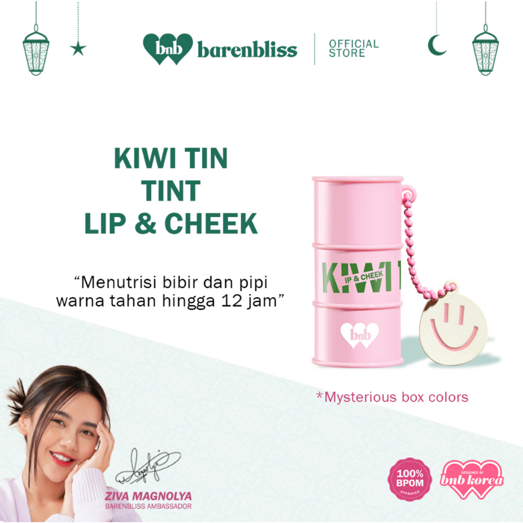 Jual BNB barenbliss Korean Kiwi Tin Tint Lip & Cheek Blendable | Shopee ...