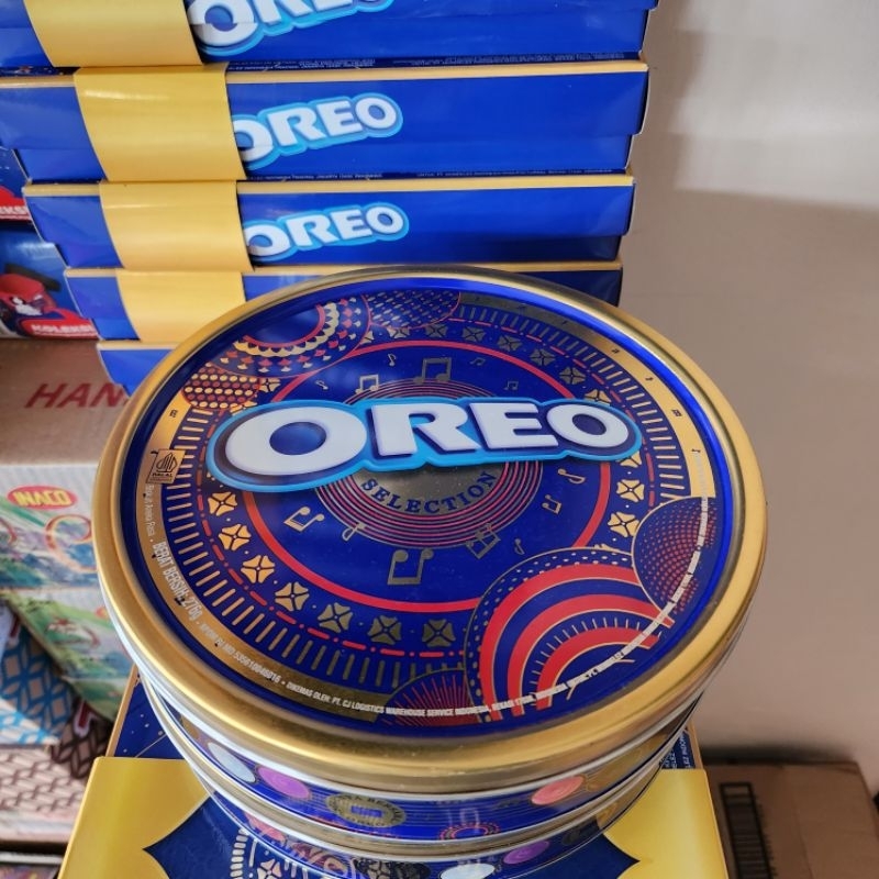 Jual OREO SELECTION BISKUIT KRAFT KALENG 276GR | Shopee Indonesia