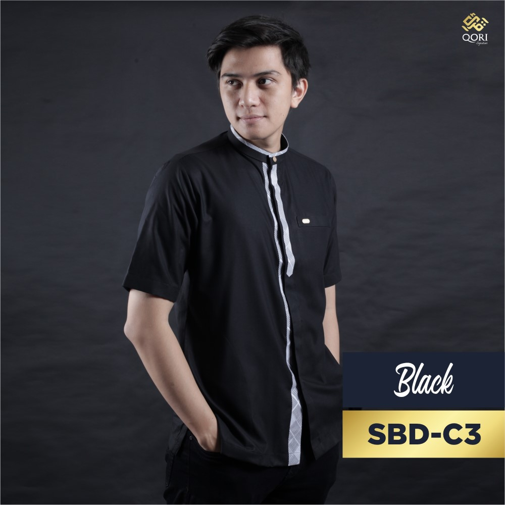 Jual Qori Apparel Signature Badzil Baju Koko Casual (Lengan Pendek) SBD ...